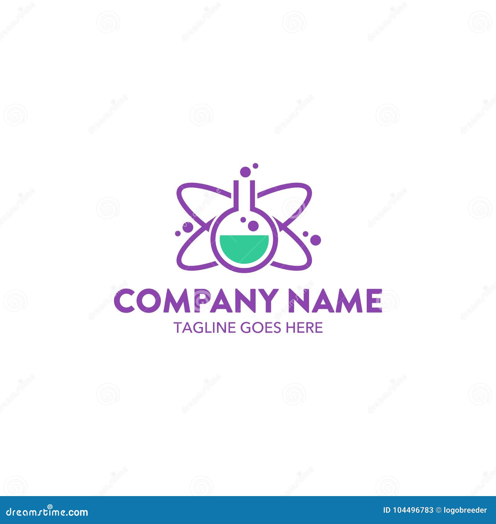 Unique Science Logo Template. Vector Stock Vector - Illustration of ...