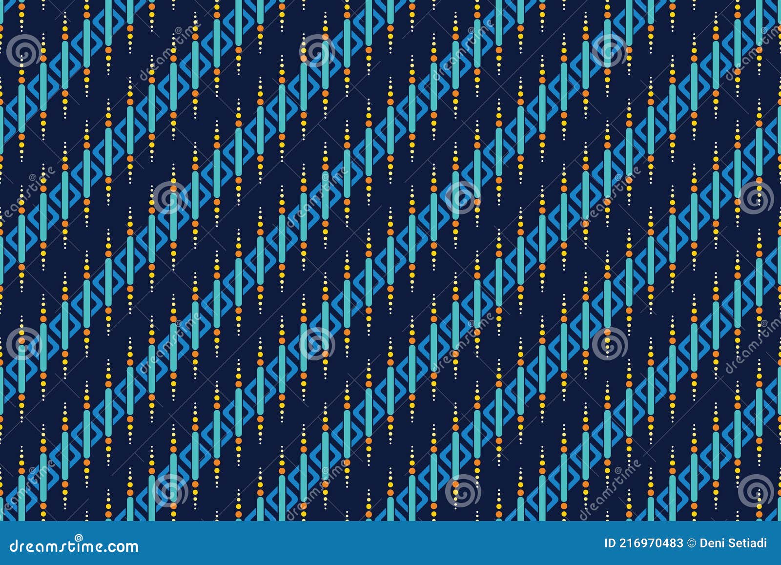 Unique Seamless Pattern Vector Stock Vector - Illustration of cloth ...