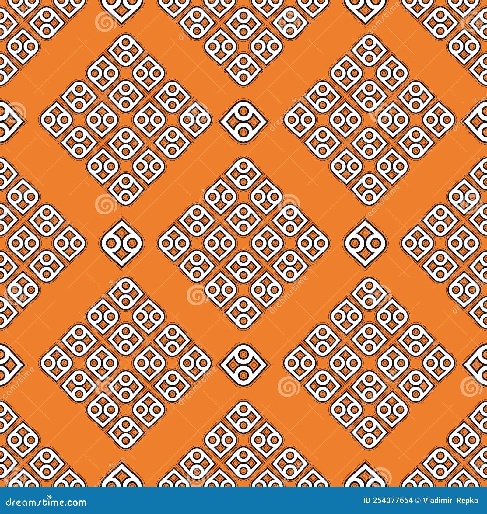 Unique Shape Decor Layout Patern Tile Stock Vector - Illustration of ...