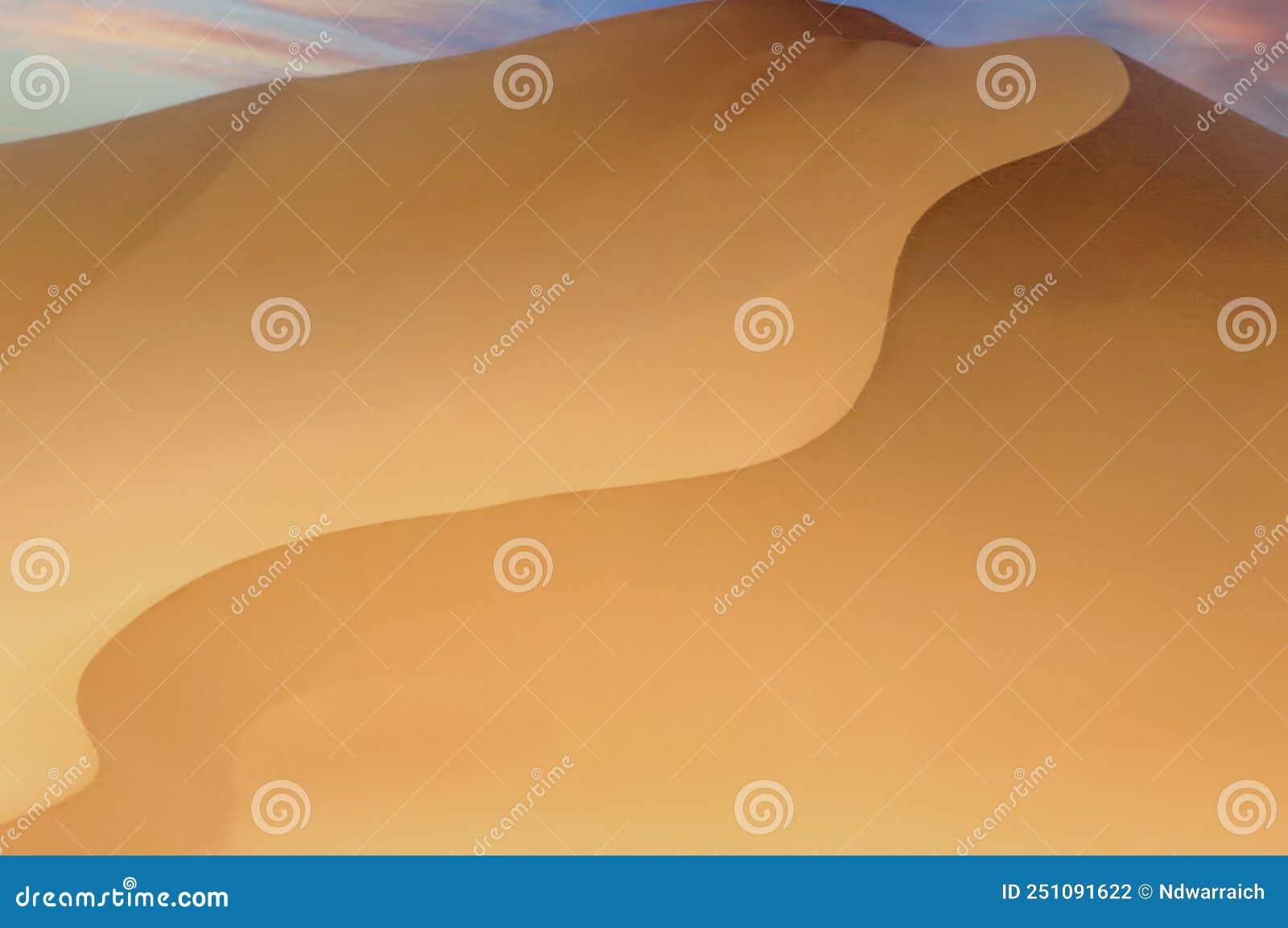 Unique Shape of the Sand Dunes Stock Photo - Image of emirates, city ...