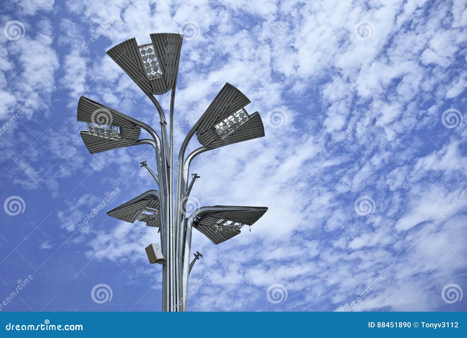 Unique Shaped LED Illumination at Beijing Olympic Park. Editorial Image ...