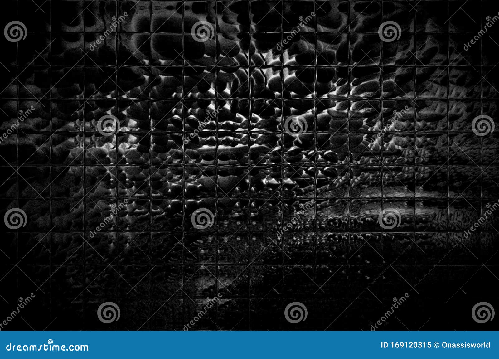 Unique Shiny Black Background Abstract Art Stock Image - Image of ...