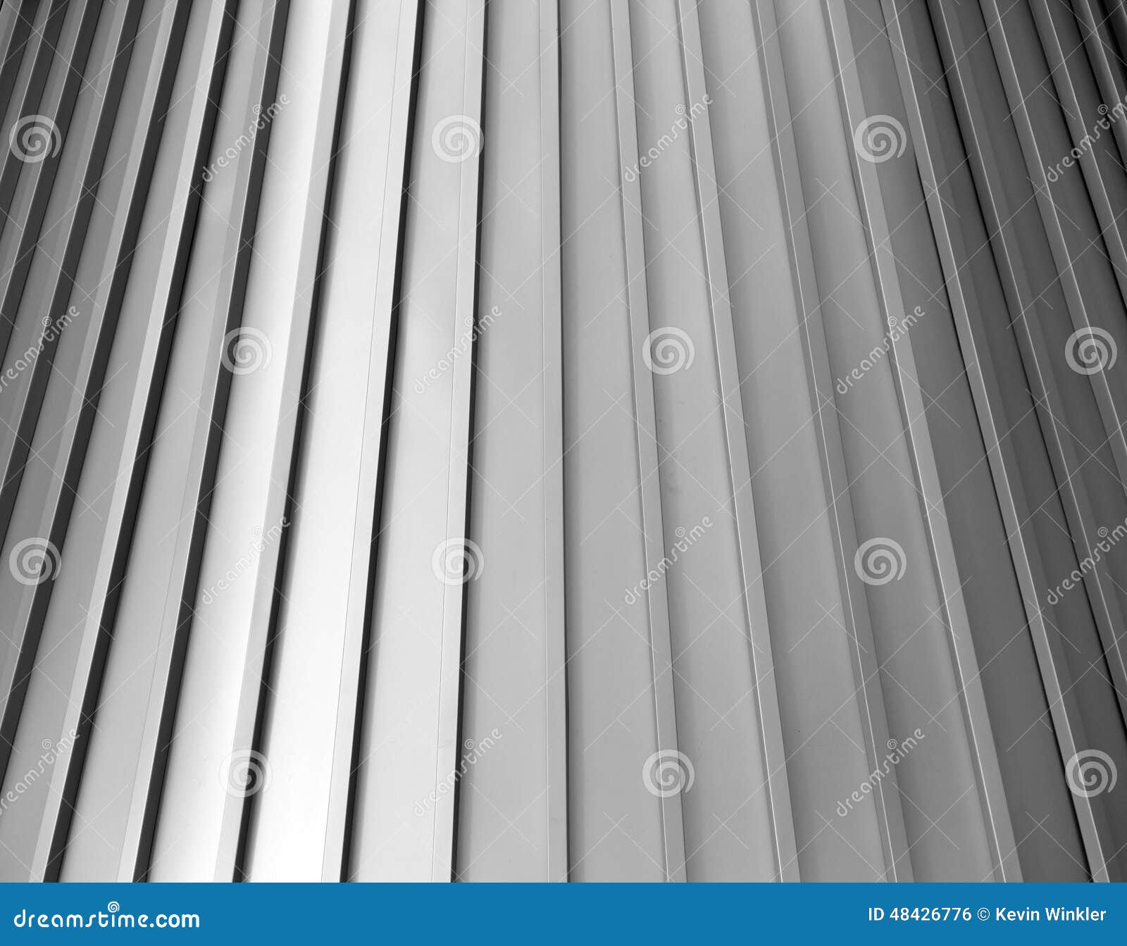 Unique, Shiny Tin, Aluminum Roof Stock Photo - Image of abstract ...