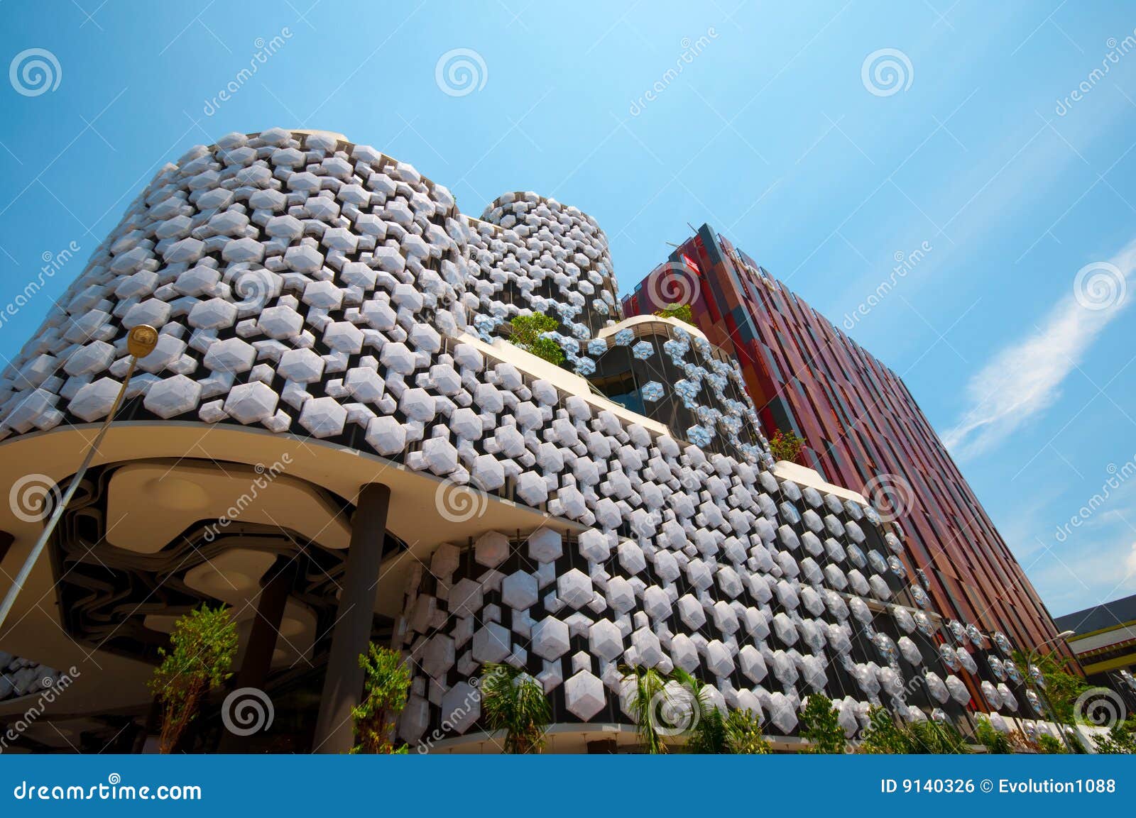 Unique Shopping Centre Design Stock Photo - Image of architecture ...