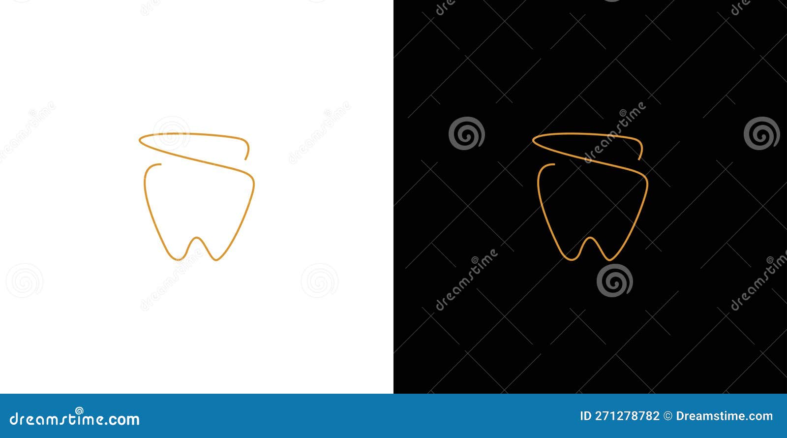 Unique and Simple S Tooth Dental Logo Design Stock Vector ...
