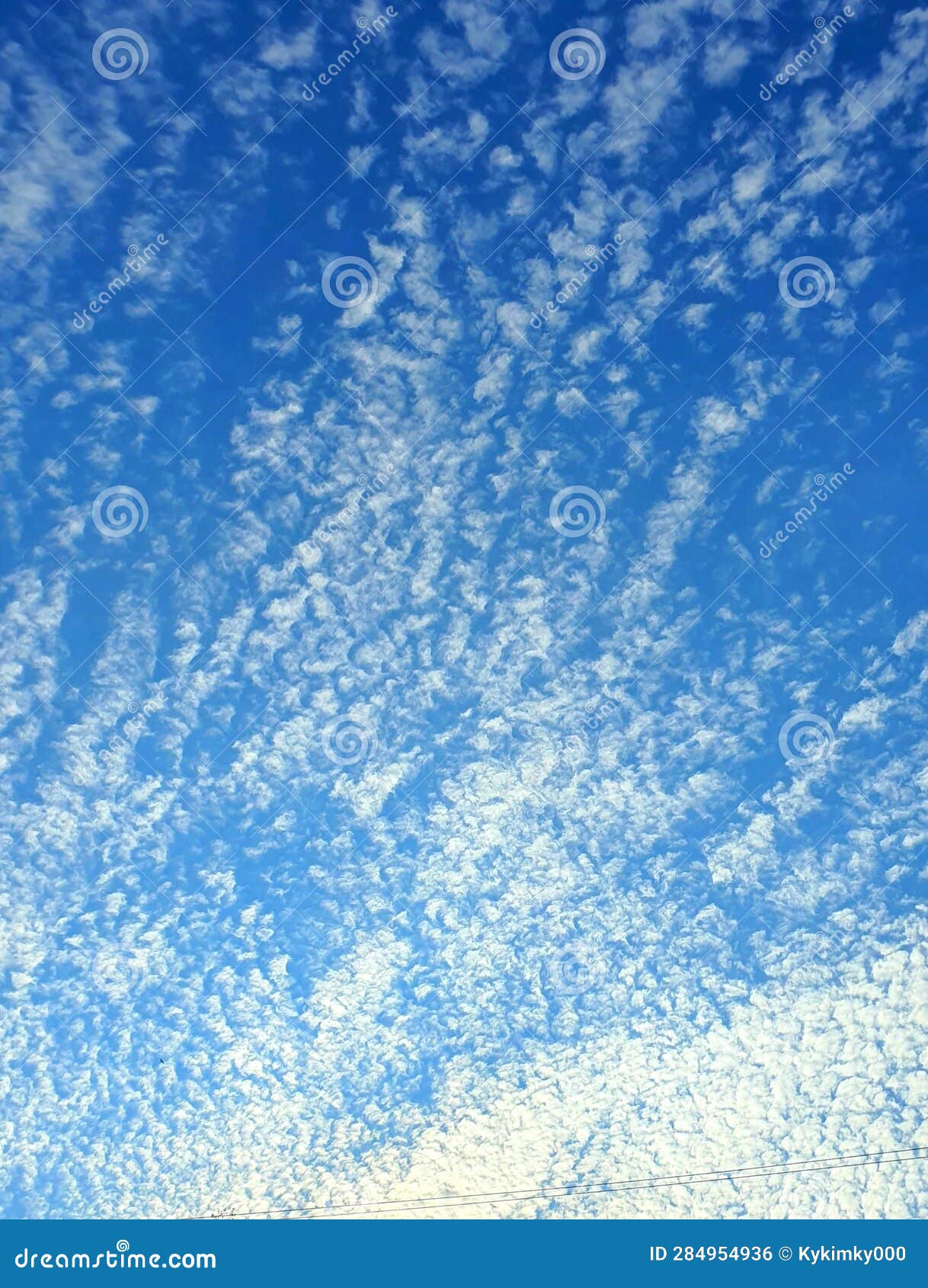 The unique sky and clouds stock photo. Image of point - 284954936
