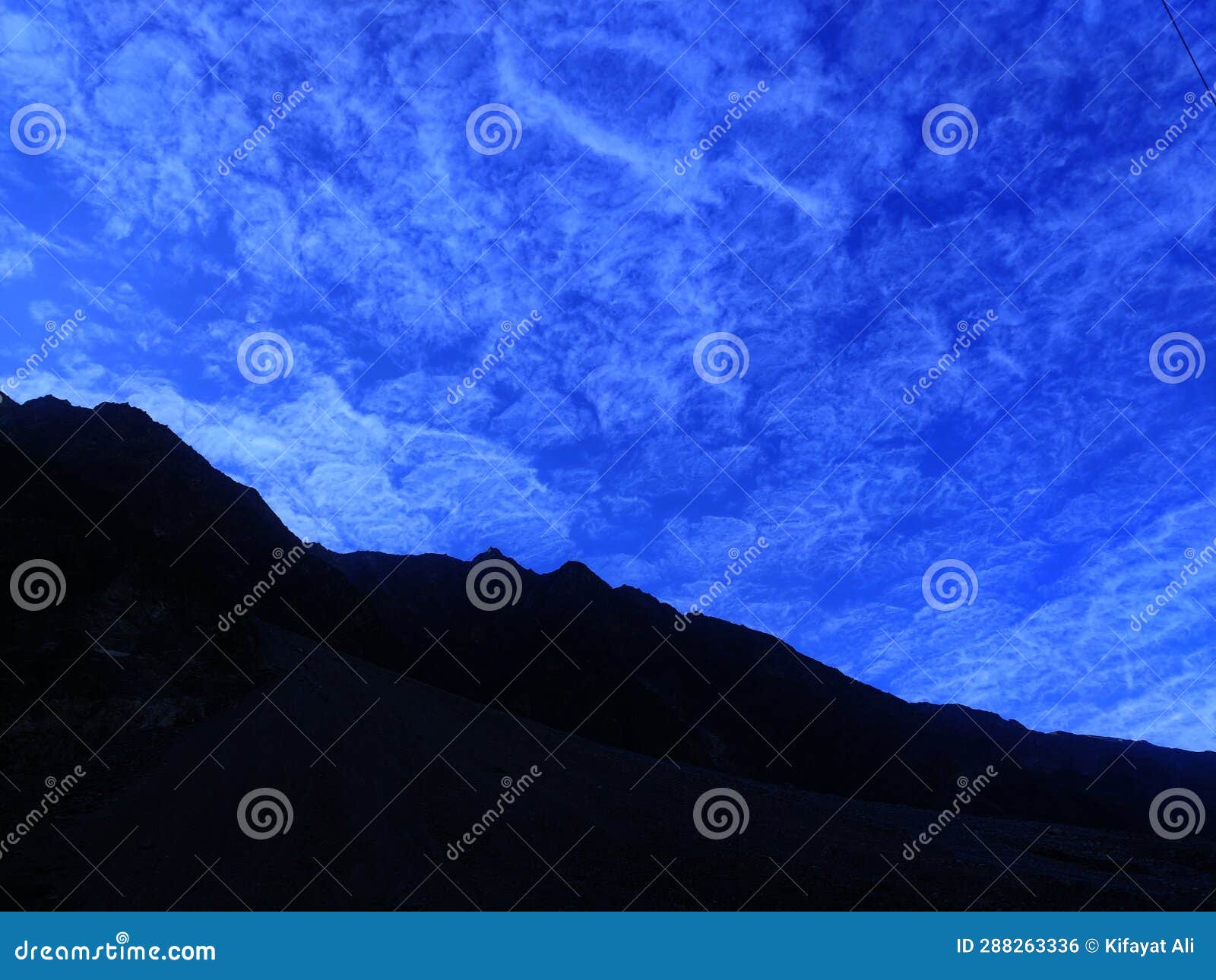 A Unique Sky View with Clouds Photography. Stock Photo - Image of view ...