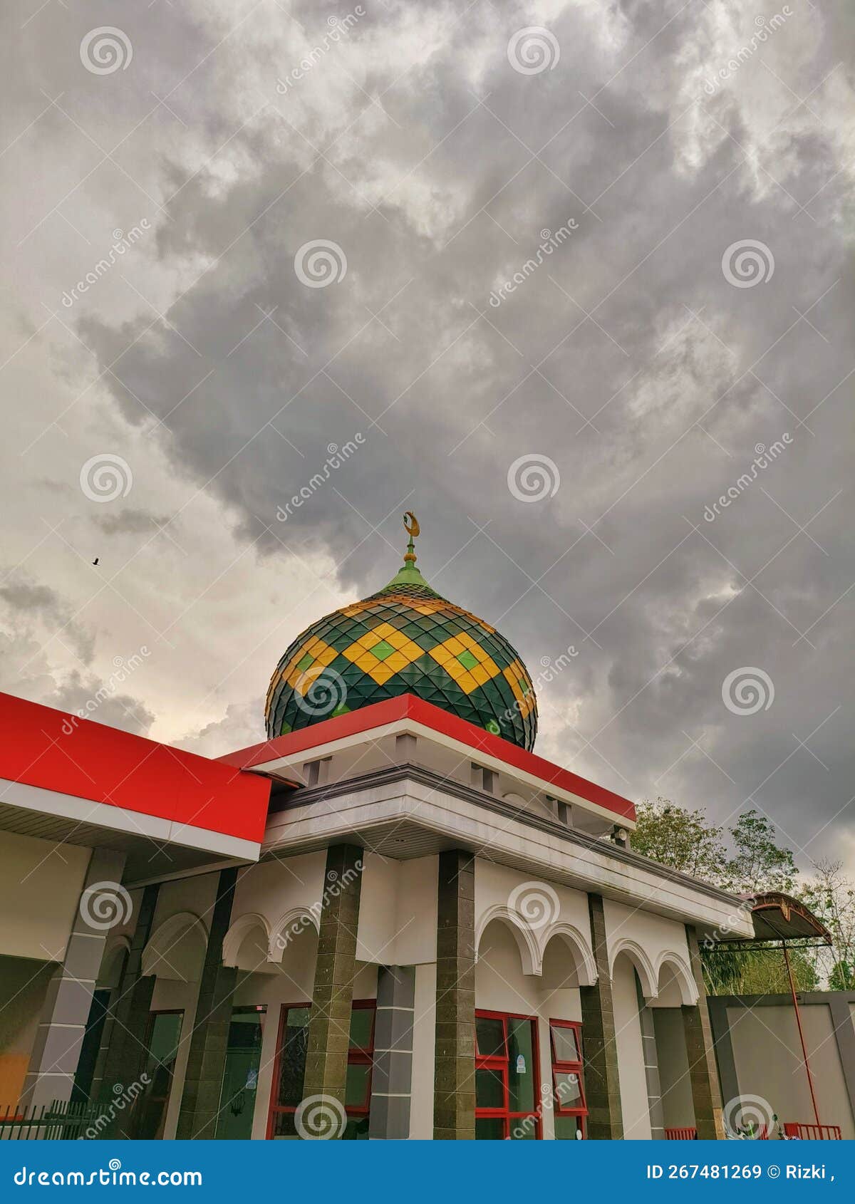 A Unique Small Mosque in Indonesia Stock Image - Image of instagram ...
