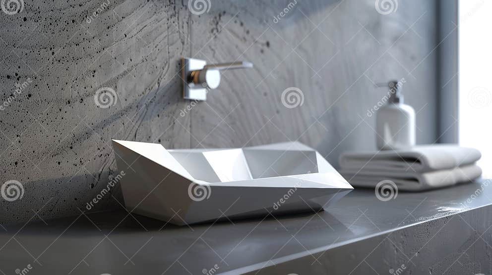 A Unique Soap Dish with a Triangular Prism Shape and Striking Geometric ...