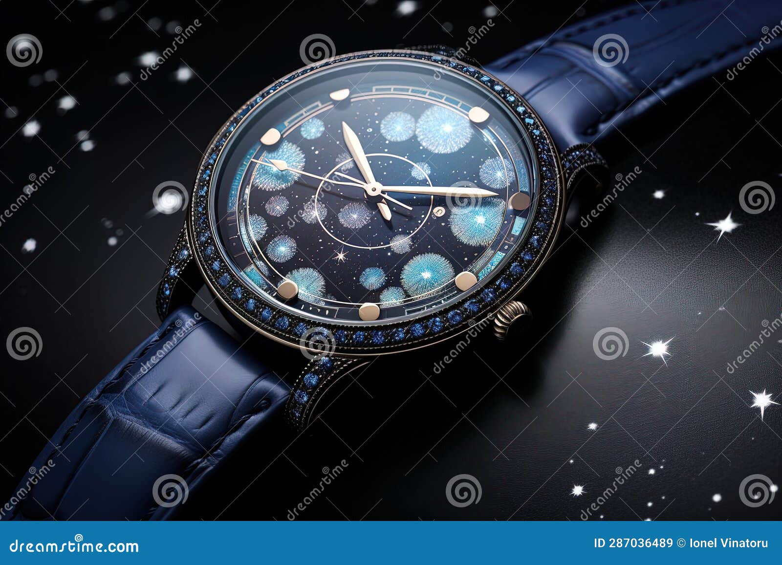 Unique Space Clock Incorporating Cosmic Elements and Celestial Motifs ...