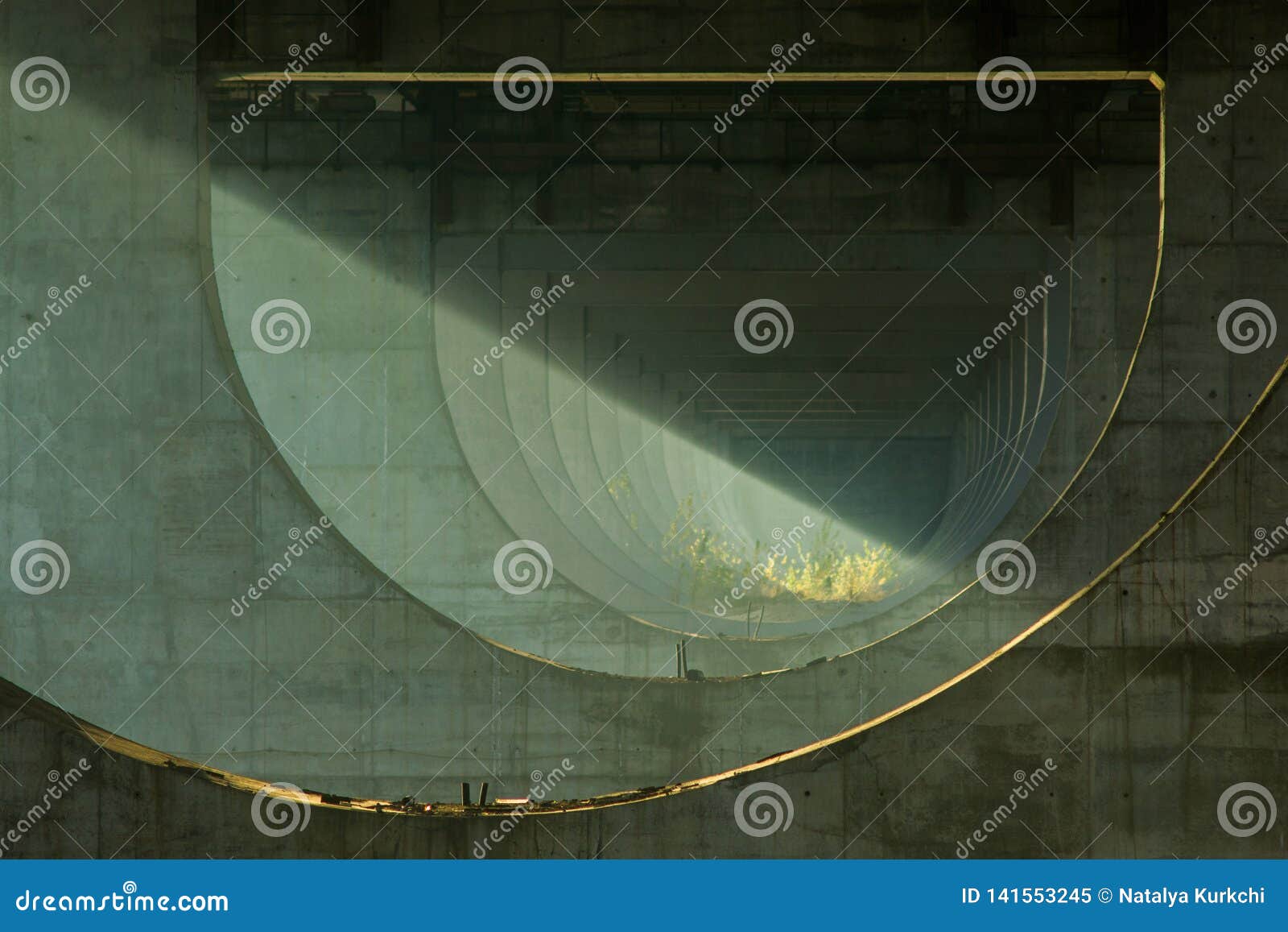 Unique Space Under the Bridge Stock Image - Image of bridge, capable ...