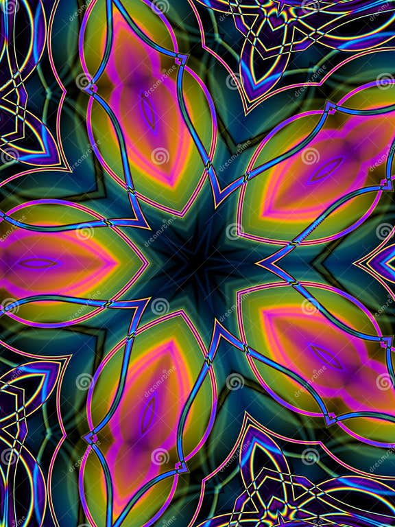 Unique Star Pattern Pink Gold Stock Illustration - Illustration of ...