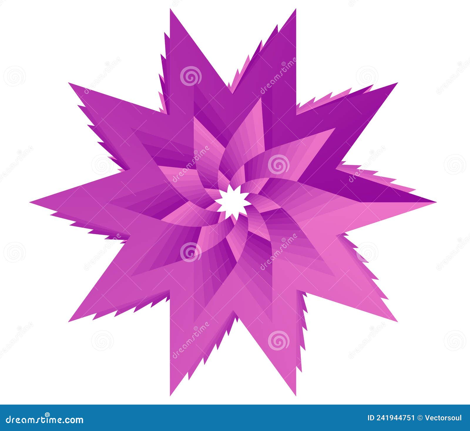 Unique Star Shape, Star Contour Vector Design Element Stock Vector ...