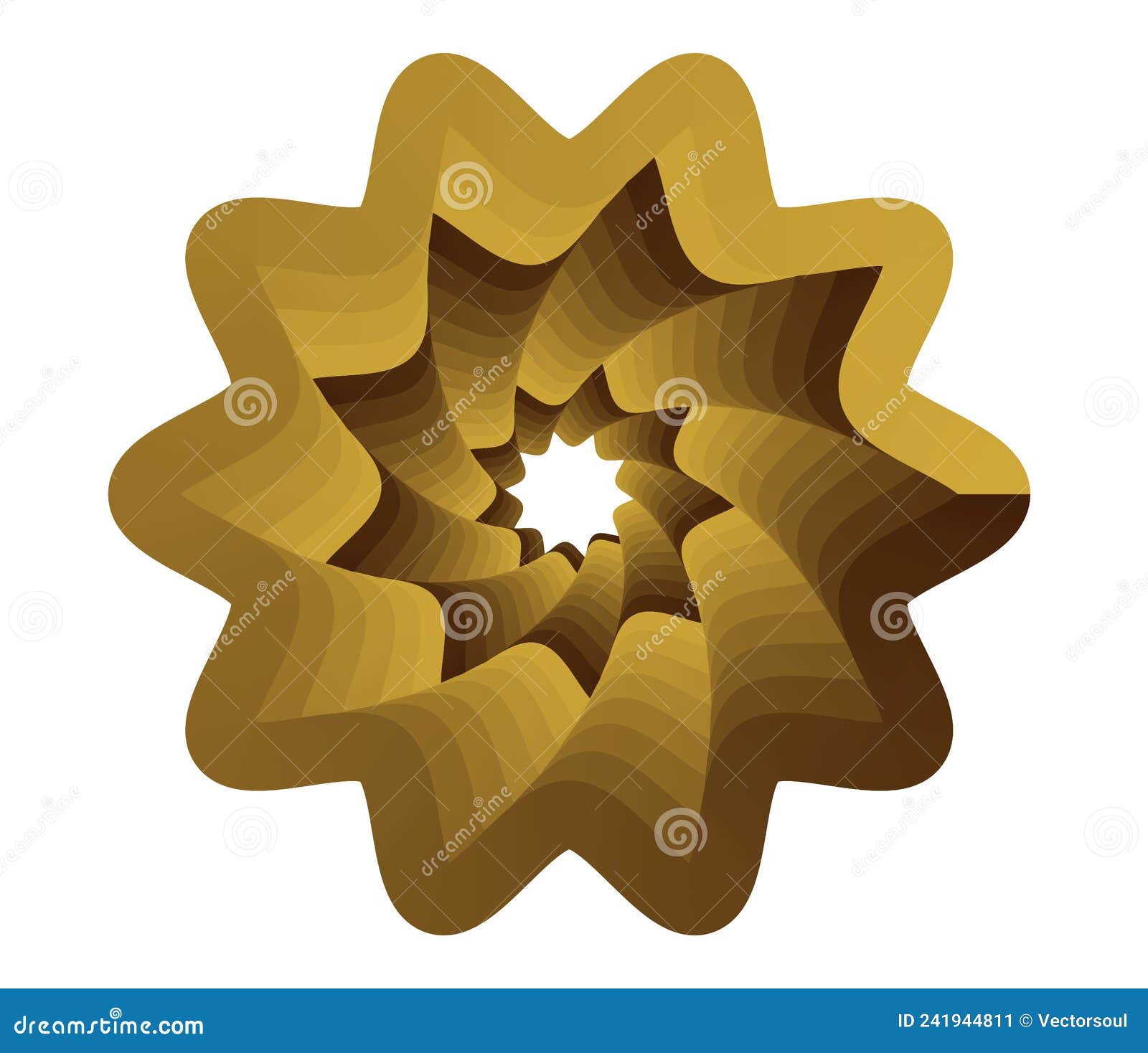Unique Star Shape, Star Contour Vector Design Element Stock Vector ...