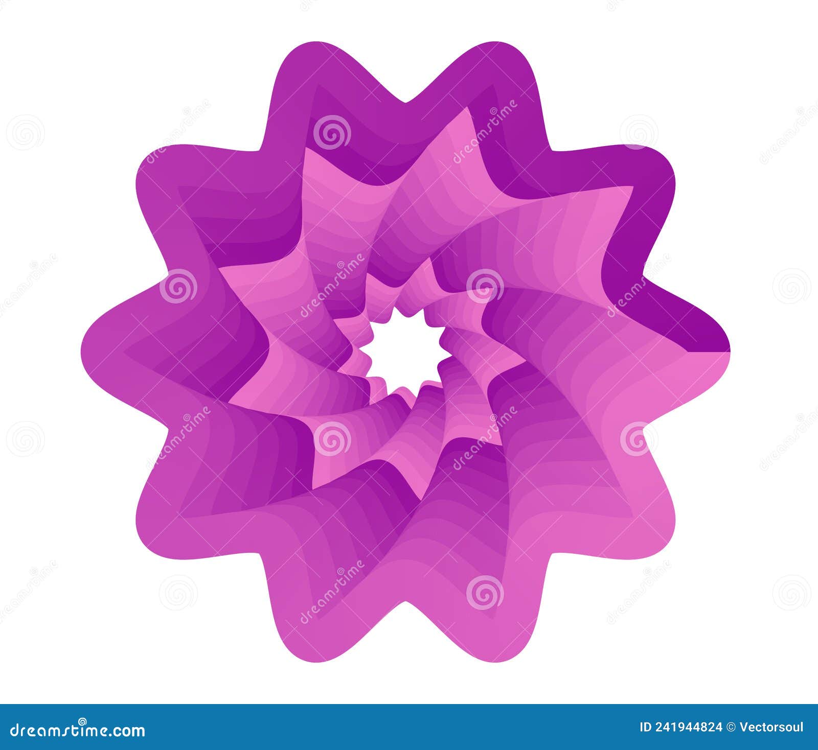 Unique Star Shape, Star Contour Vector Design Element Stock Vector ...