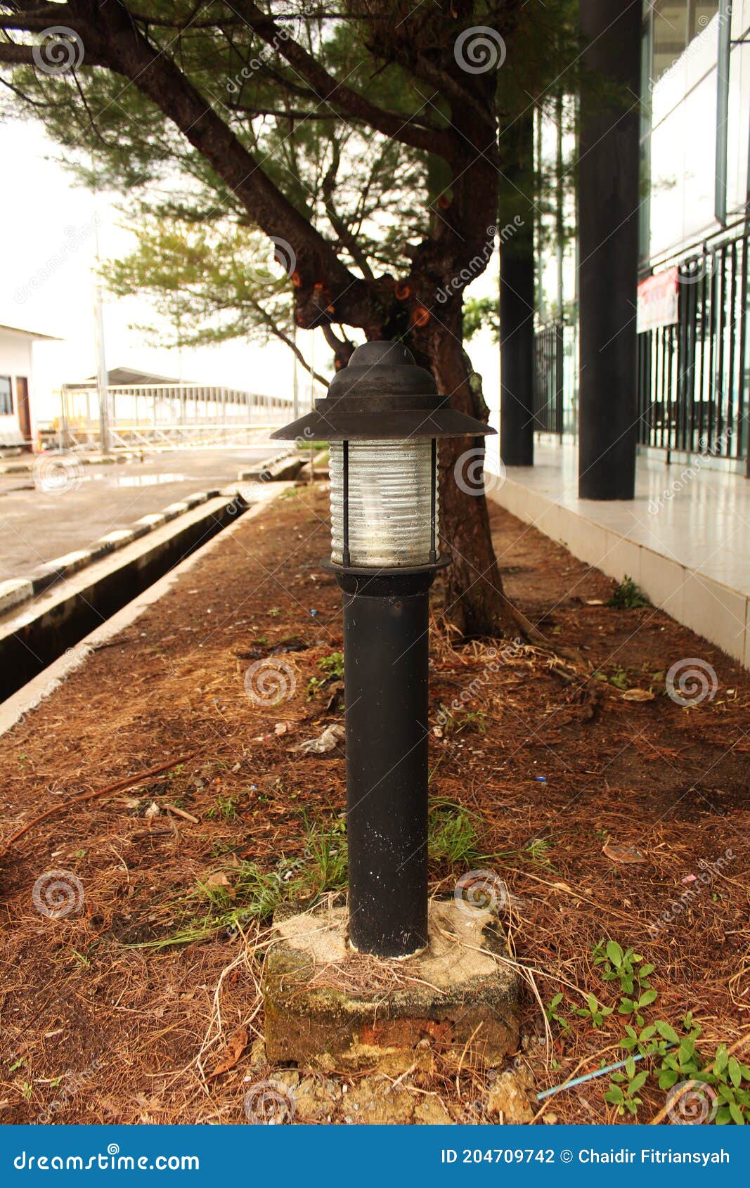Unique street lighting stock photo. Image of wall, autumn - 204709742
