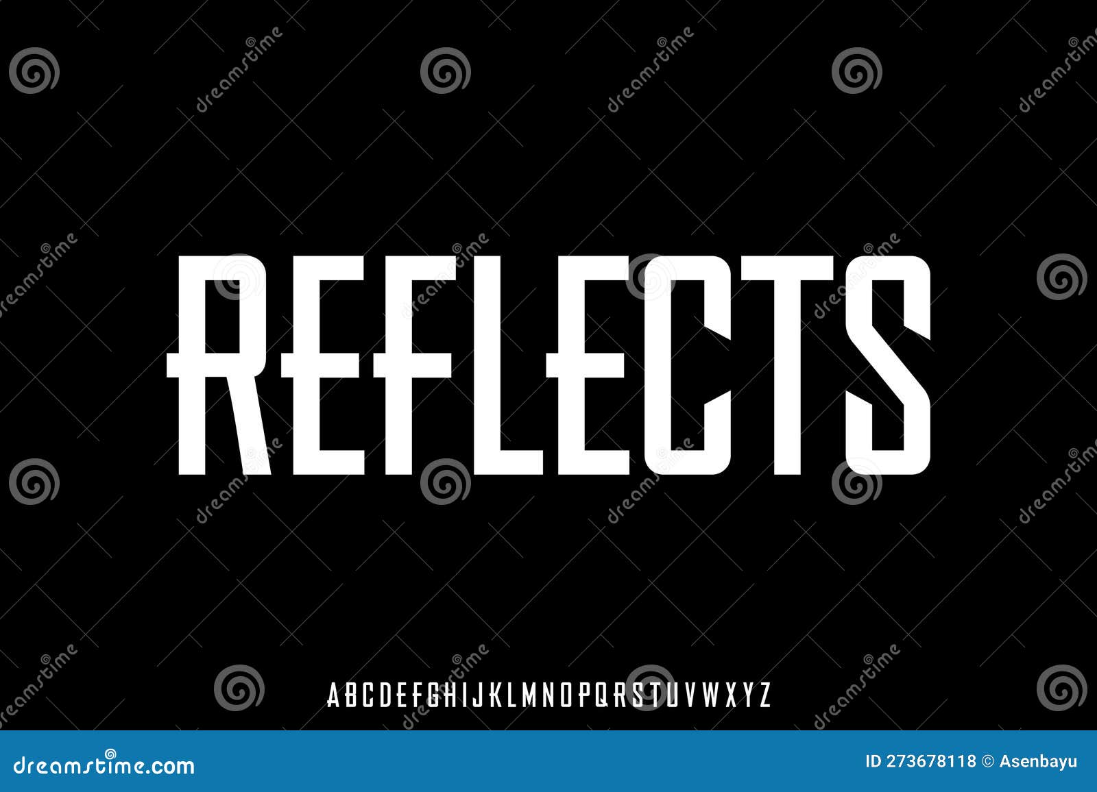 Unique Strong Condensed Display Font Vector for Business Company ...