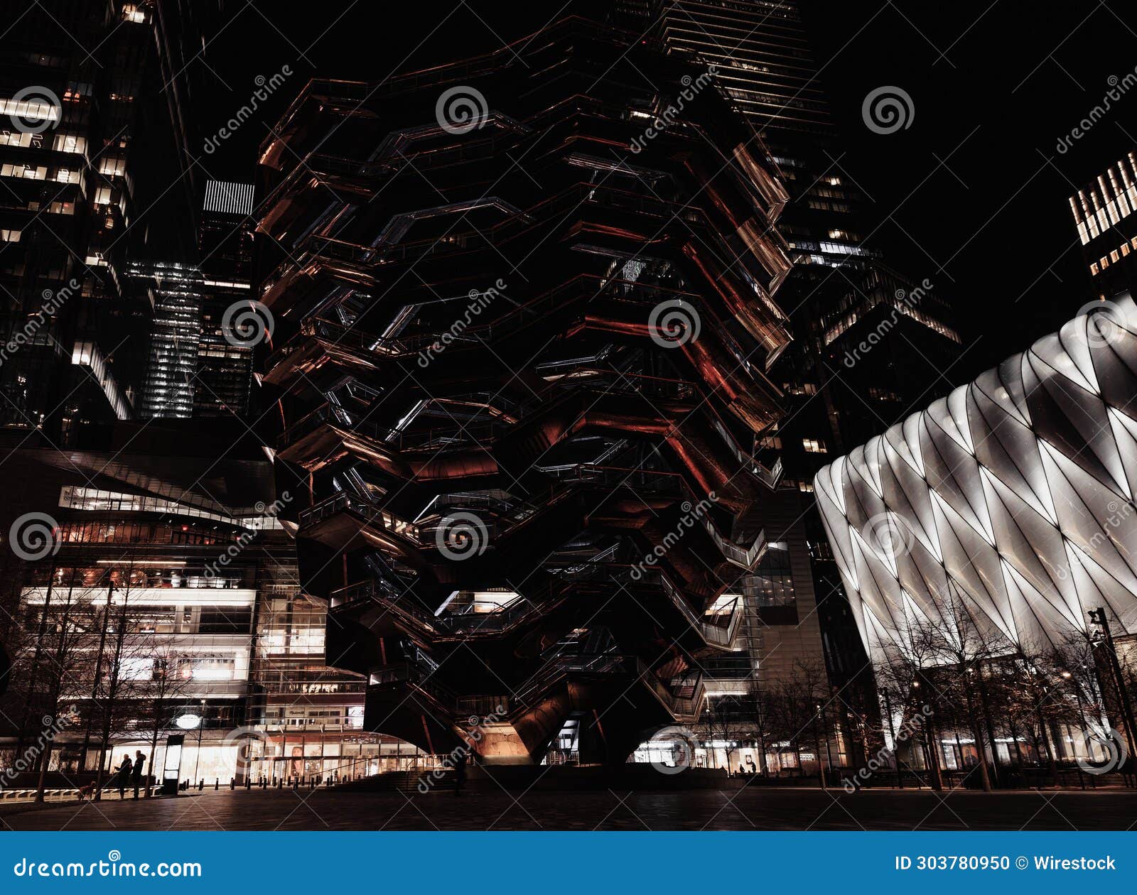 An Unusual Building with a Massive Structure on the Front and Sides ...