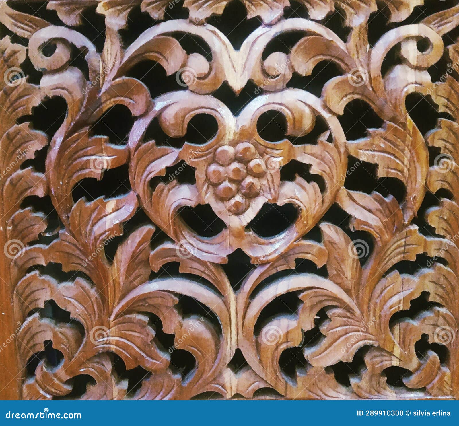 Unique Teak Wood Carving Patterns Stock Photo - Image of patterns, teak ...