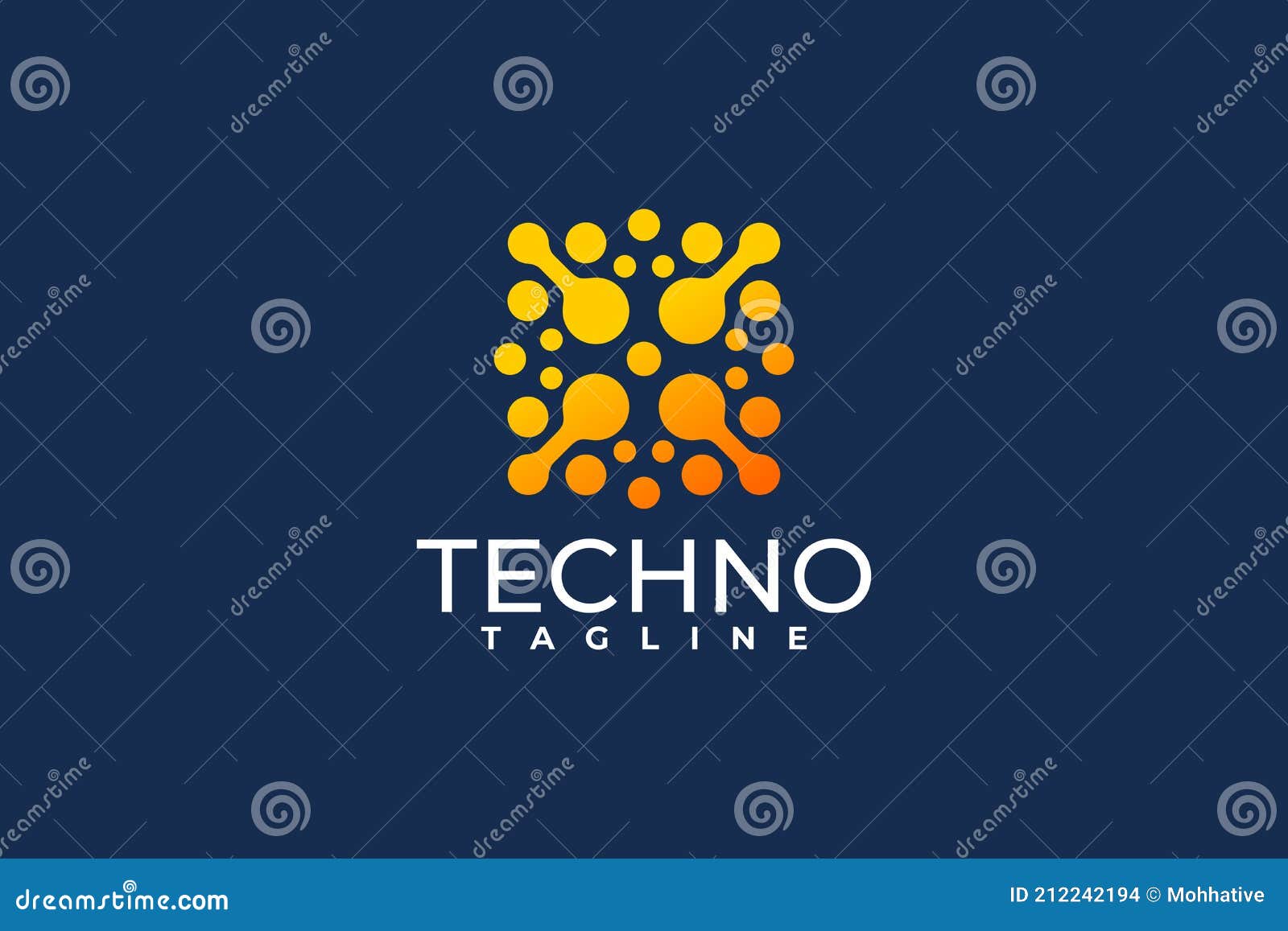 Unique Technology Logo. Modern Futuristic Vector Symbol Stock Vector ...