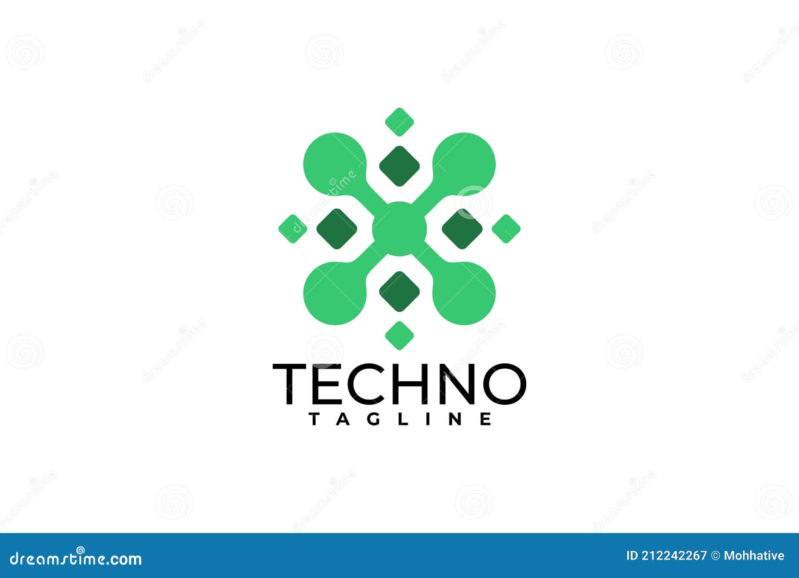 Unique Technology Logo. Modern Futuristic Vector Symbol Stock Vector ...