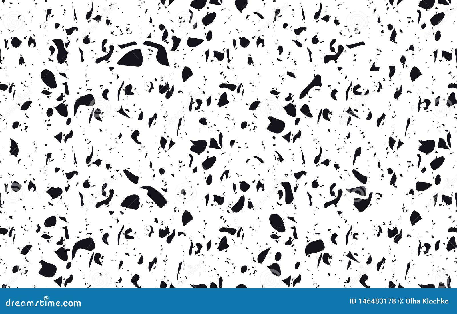 Terrazzo Repeating Seamless Pattern. Texture Composed Of Natural Stone ...