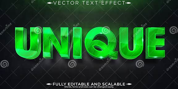 Unique Text Effect, Editable Royal and Luxury Text Style Stock Vector ...