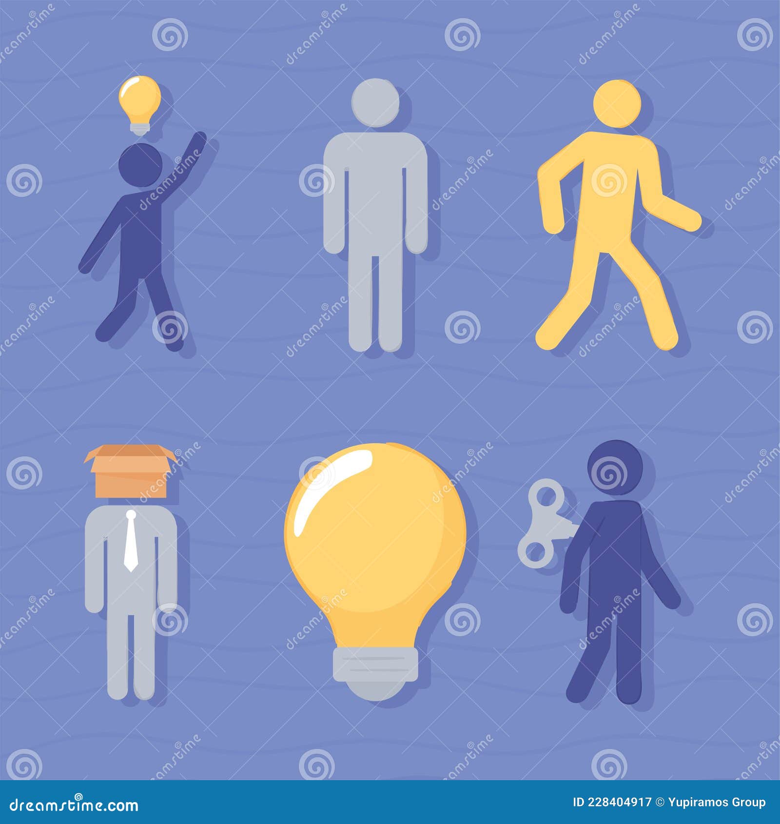 Unique think different stock vector. Illustration of creative - 228404917