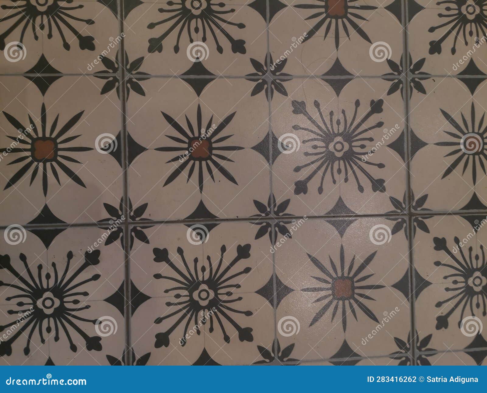 Unique Tile Used In Park Guell In Barcelona, Spain. Gaudi Masterpieces ...