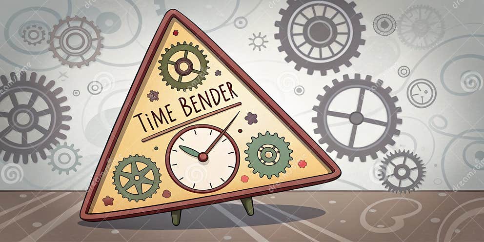 Unique Time Bender Clock Design Featuring Gears and Intricate Patterns ...
