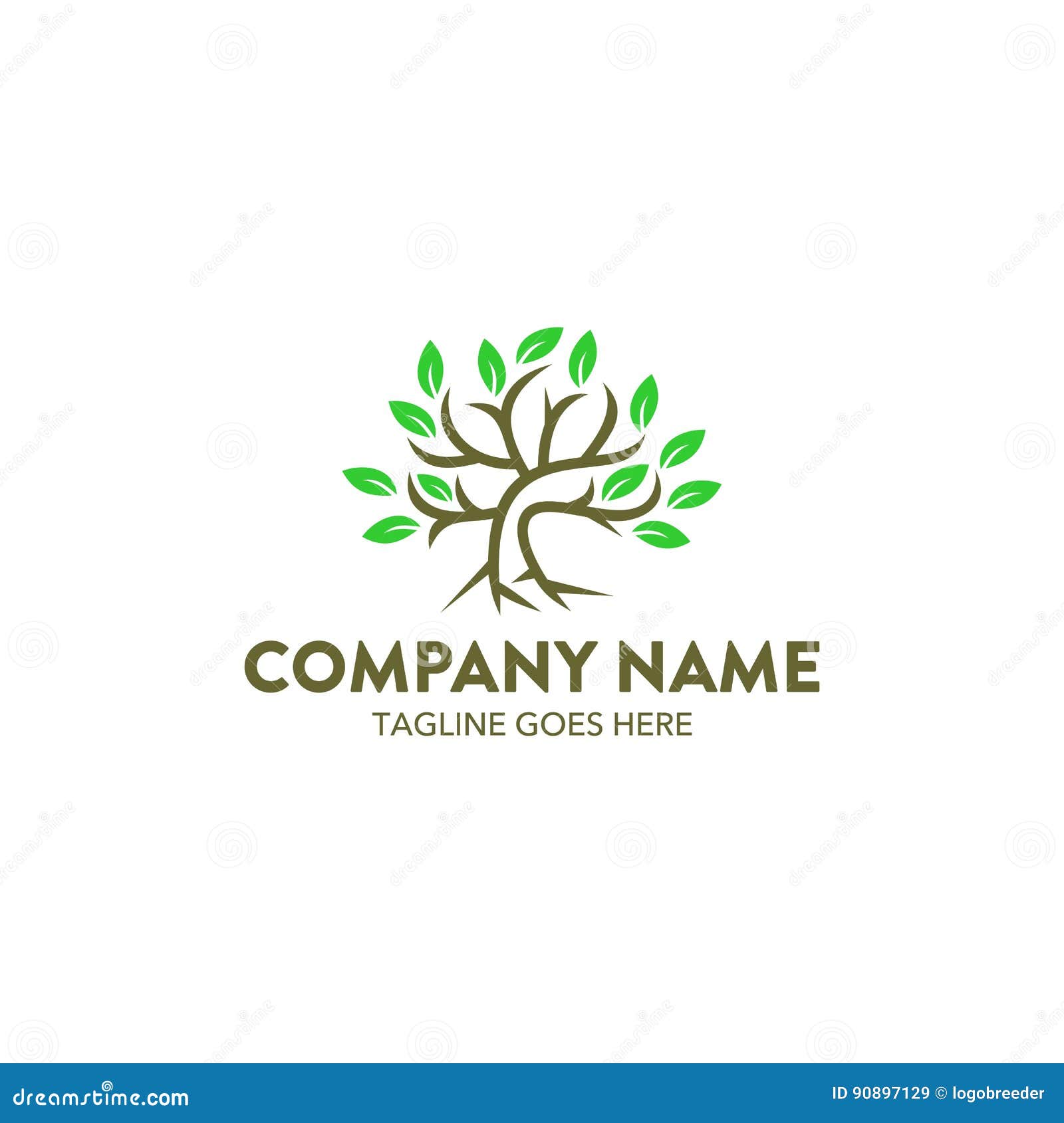 Unique Tree Logo stock vector. Illustration of concept - 90897129