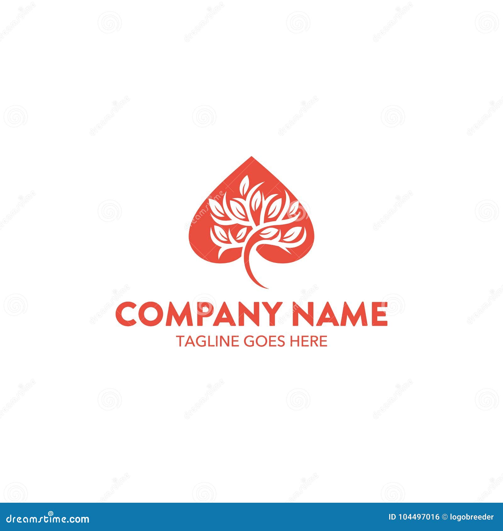Unique Tree Logo Template. Vector Stock Vector - Illustration of life ...