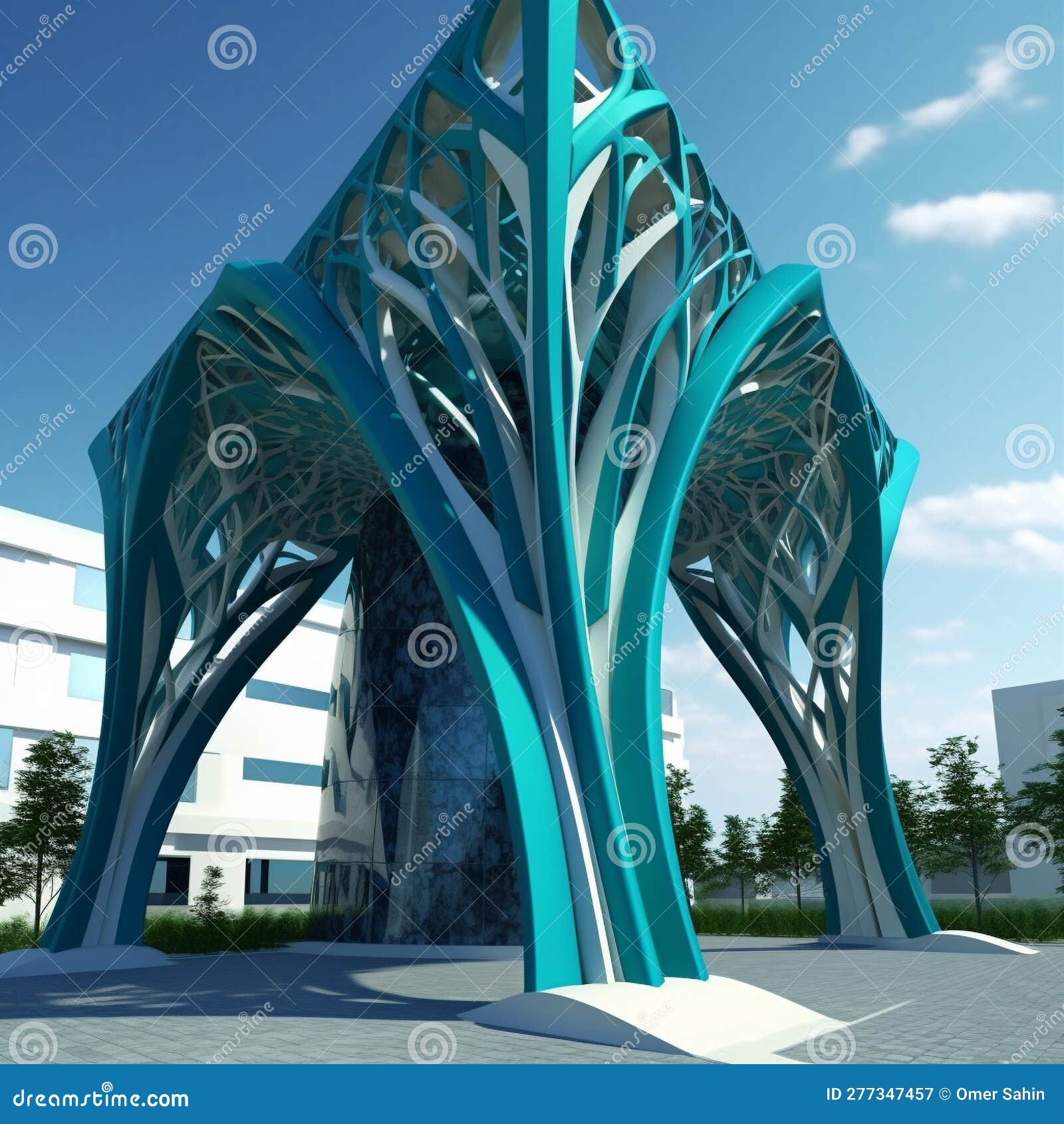 Unique, Unusual Architectural Feature with Striking Design Stock ...