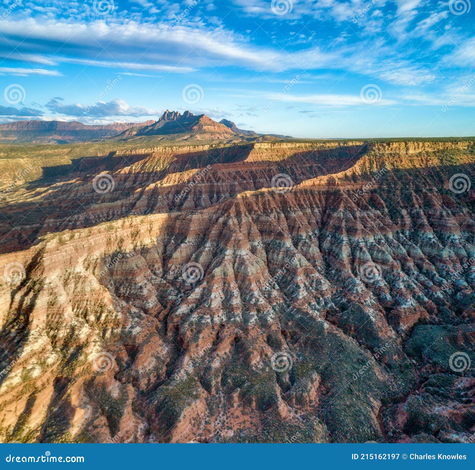 Unique Utah Desert Landscape Showing Layers Going Back in Time Stock ...
