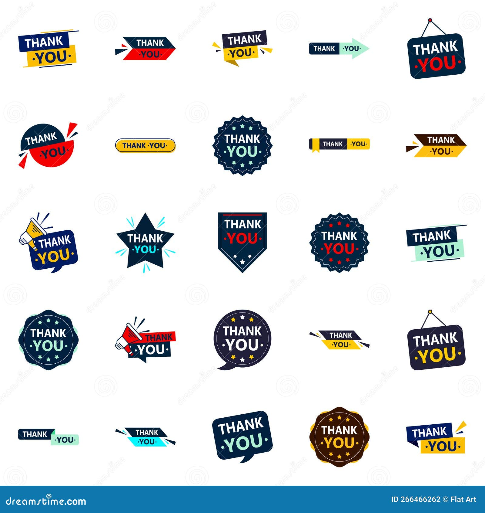25 Unique Vector Designs for Showing Appreciation Stock Vector ...