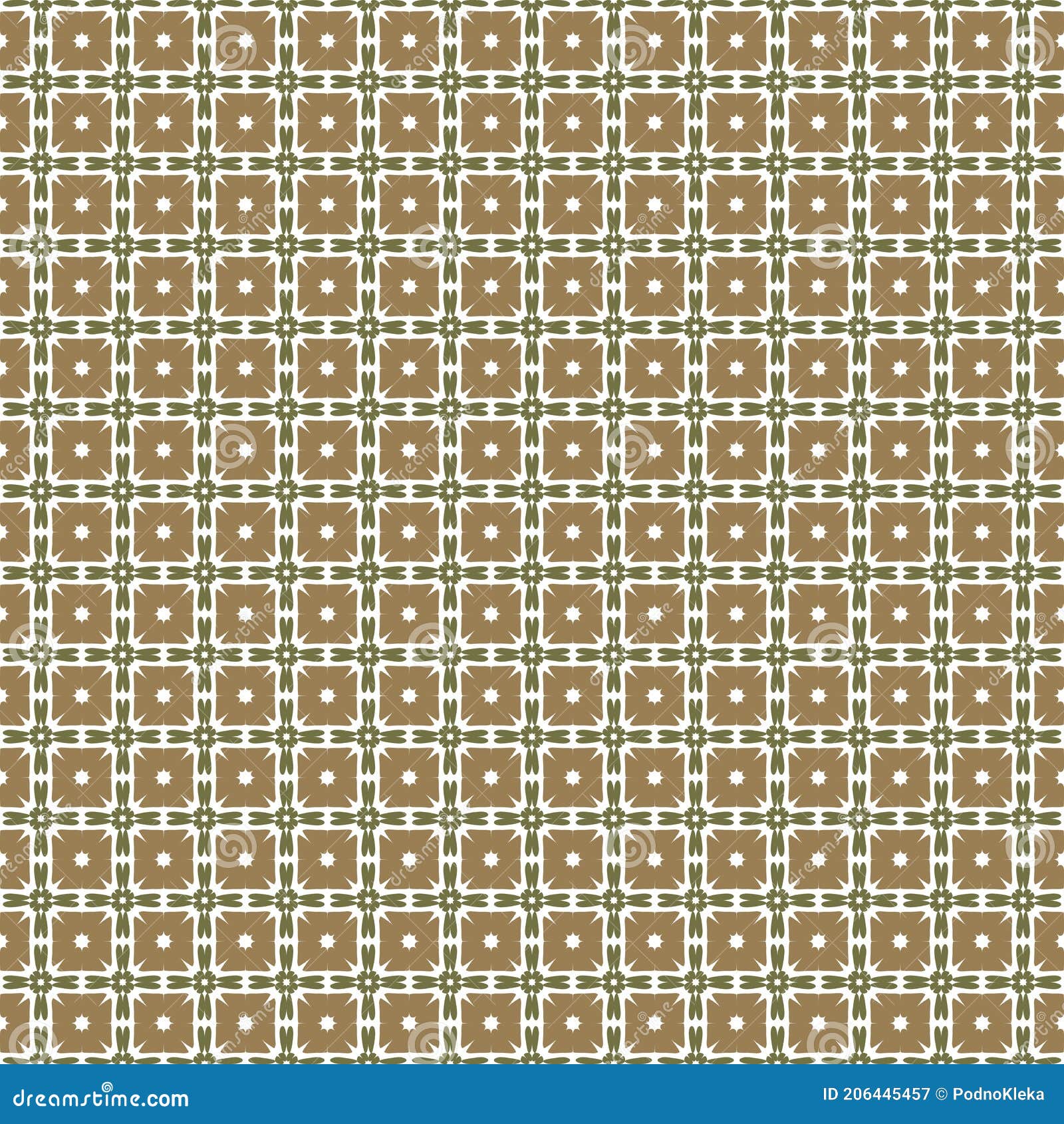 Unique Vector Geometric Floral Fence Grid Seamless Texture.Digital ...