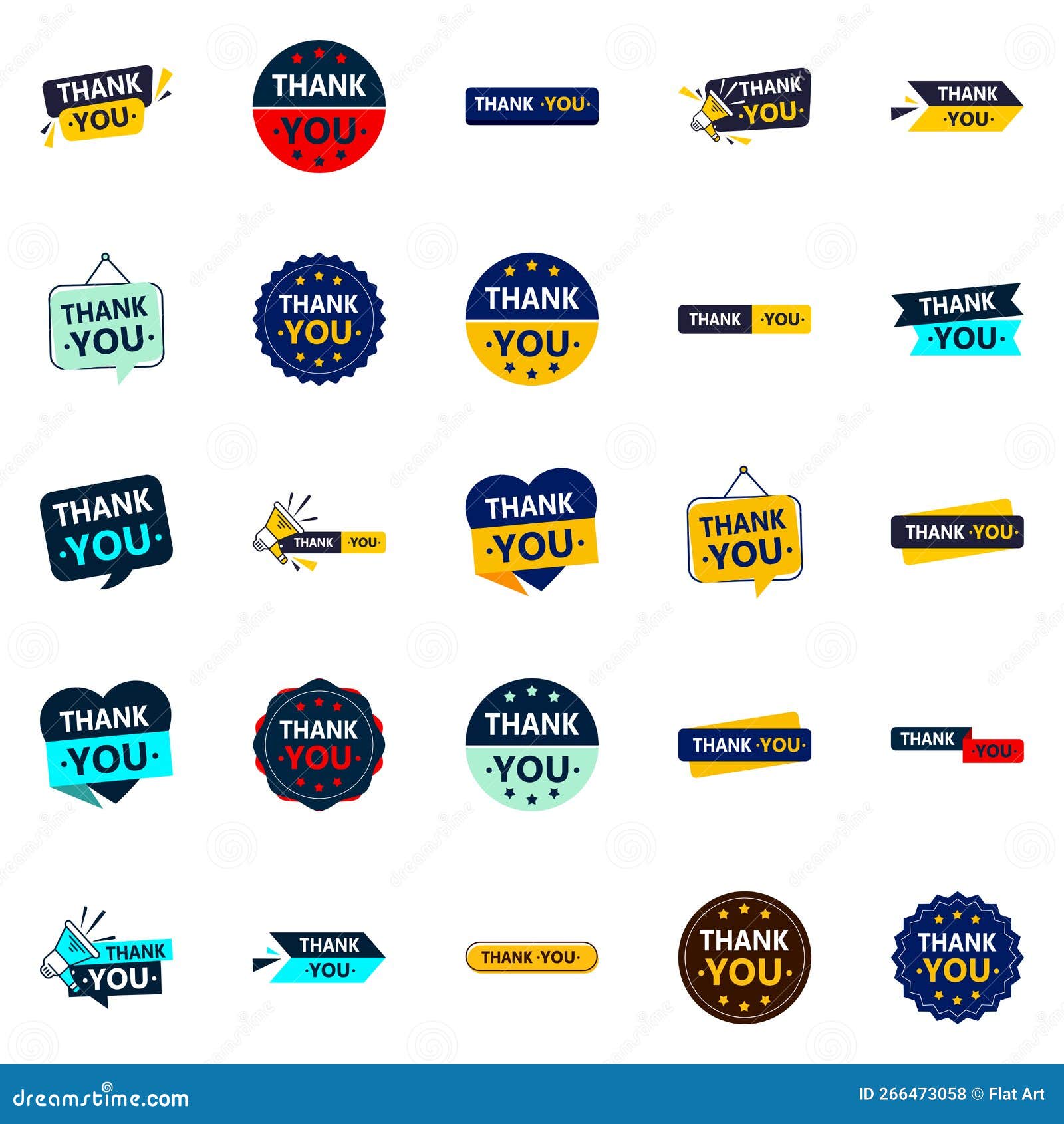 25 Unique Vector Icons for a Thank You Message with a Personal Touch ...