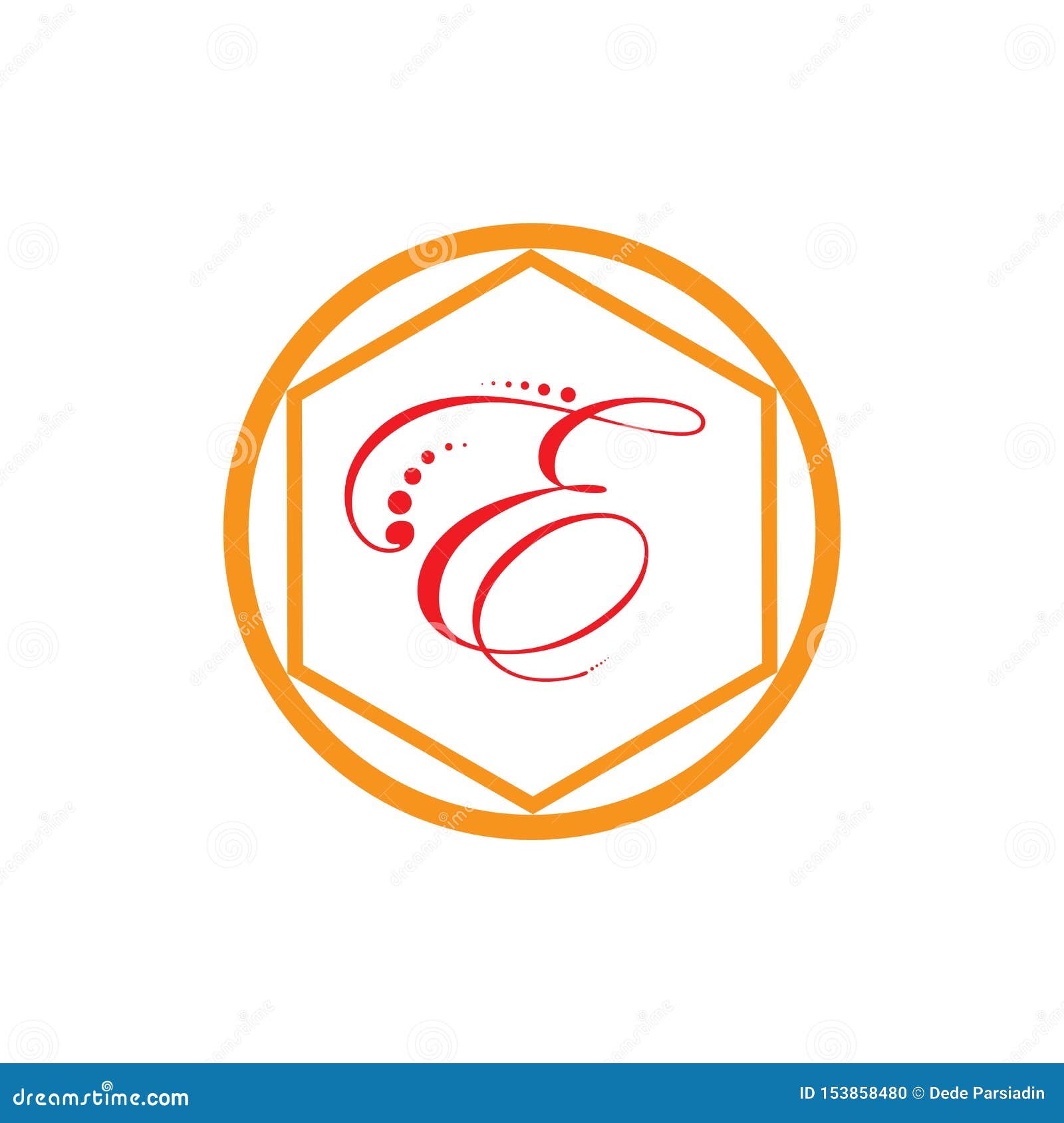 Unique Vector Illustration of Abstract Icons of Letter E Stock ...