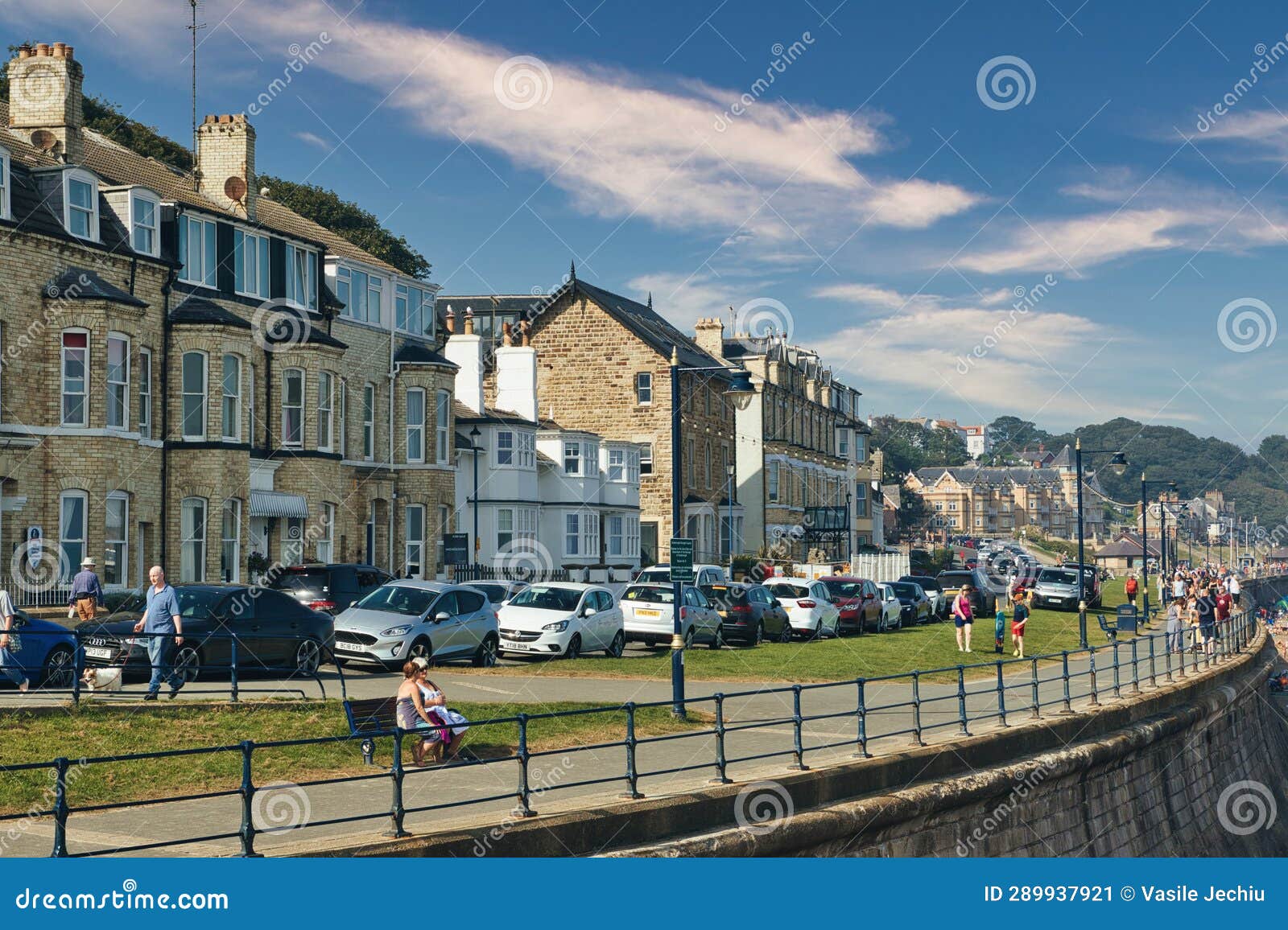 Unique View of the Filey Town in North Yorkshire Editorial Photo ...