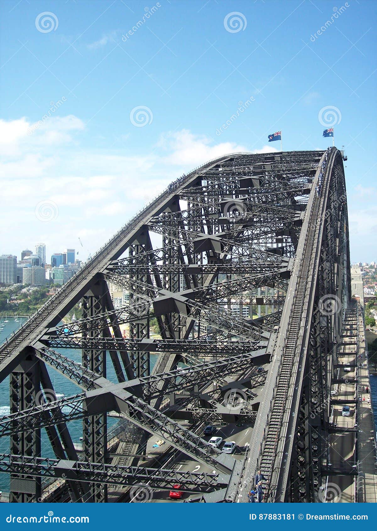 Unique View of Sydney Harbor Bridge Editorial Photo - Image of view ...