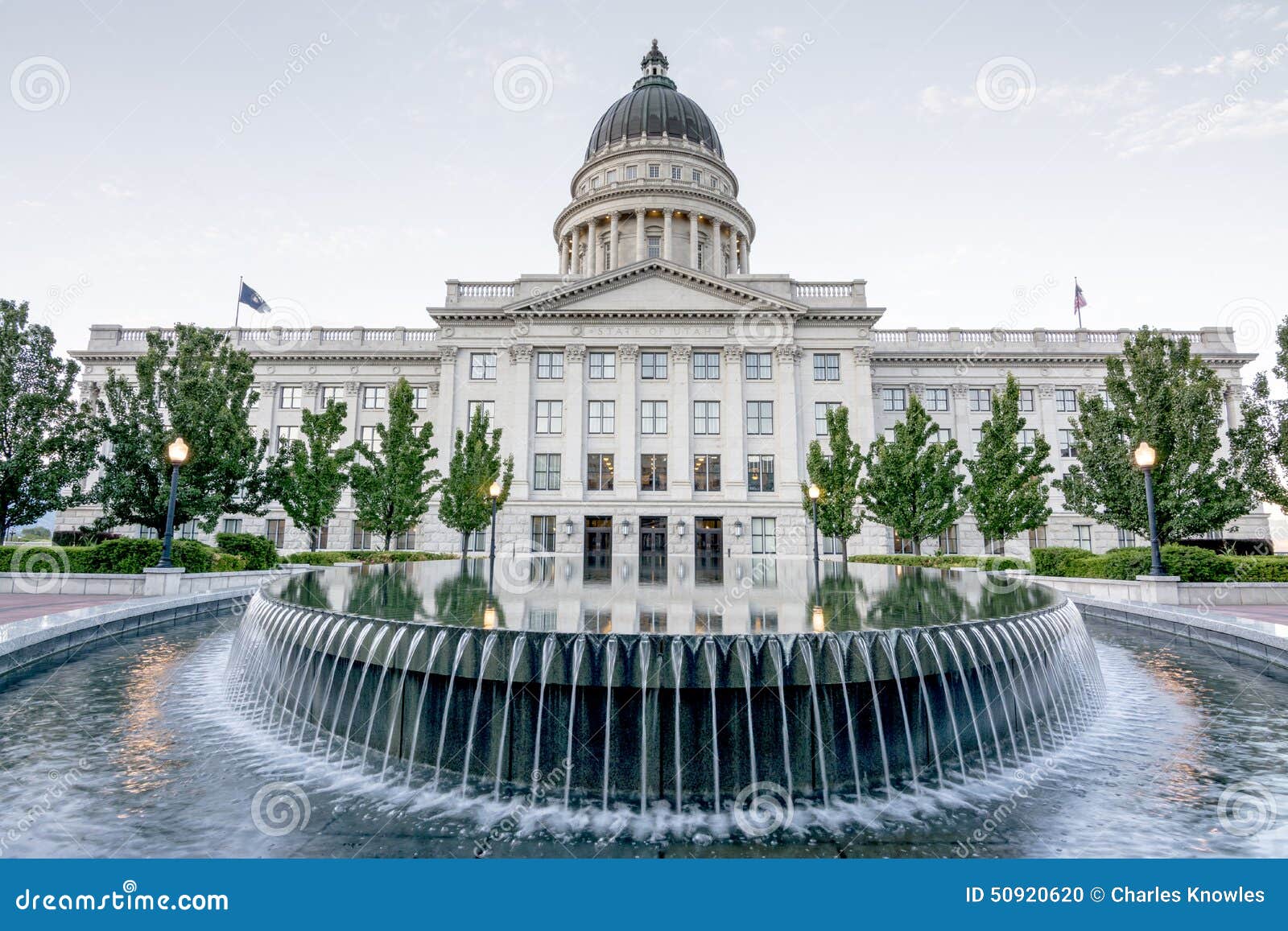 Unique View of the Utah Capital Building Stock Photo - Image of mormon ...