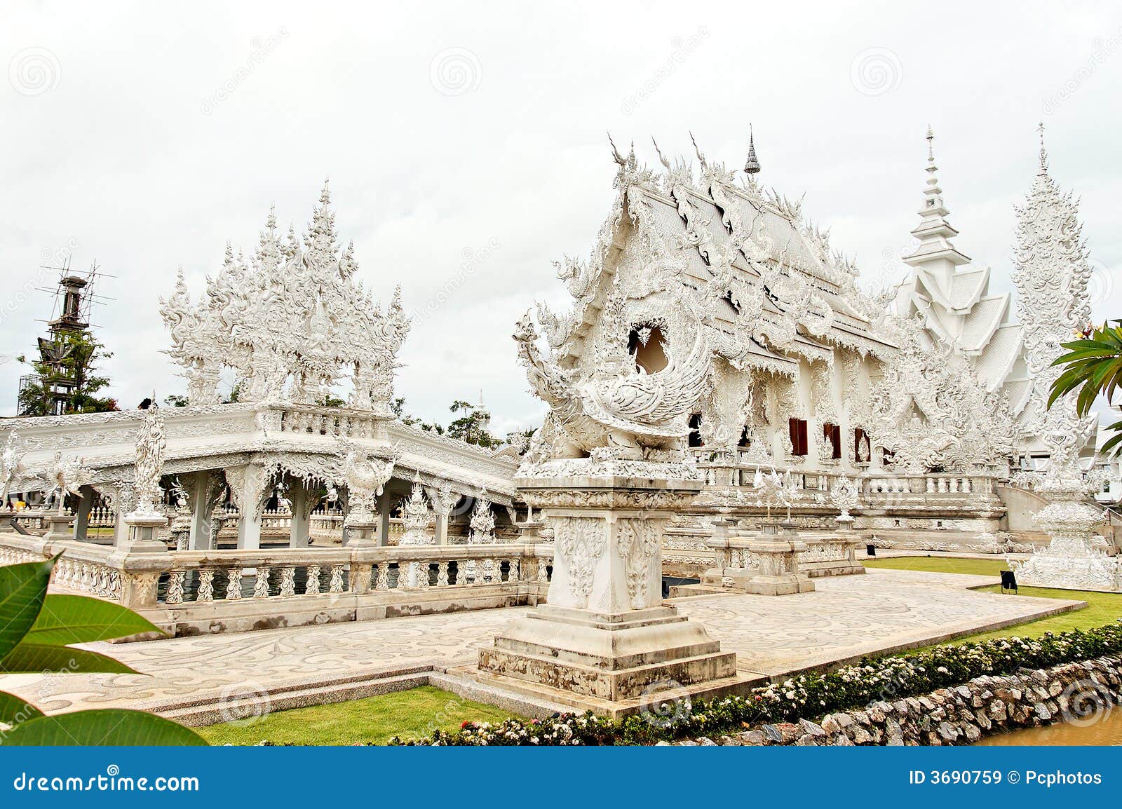 Buddha With Temple Building Background Royalty-Free Stock Photo ...