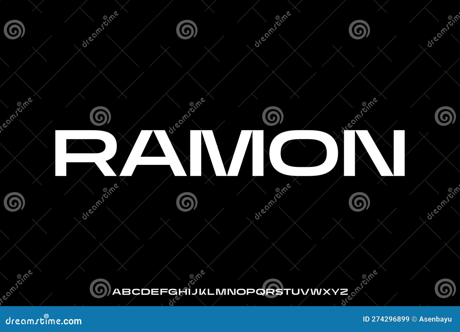 Grotesque Sans Serif Alphabets Display Font Vector | CartoonDealer.com ...