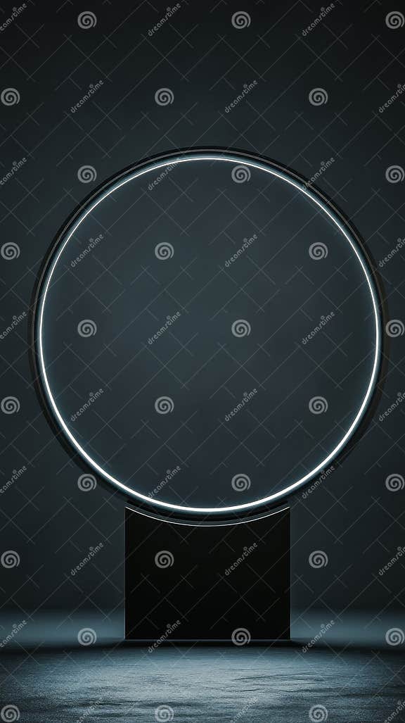 Unique Wooden Circular Sculpture on Display with Natural Patterns and a ...