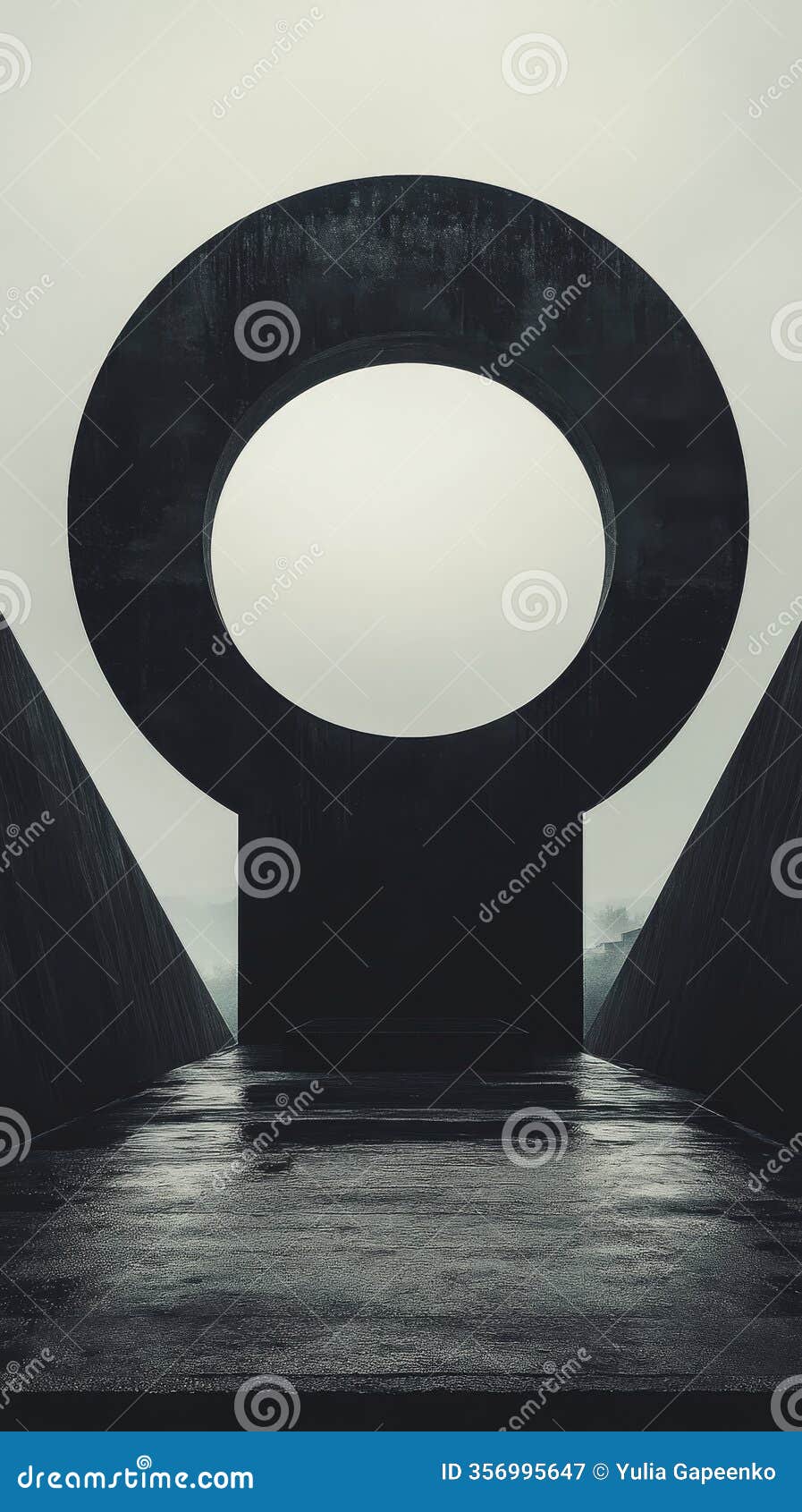 Unique Wooden Circular Sculpture on Display with Natural Patterns and a ...