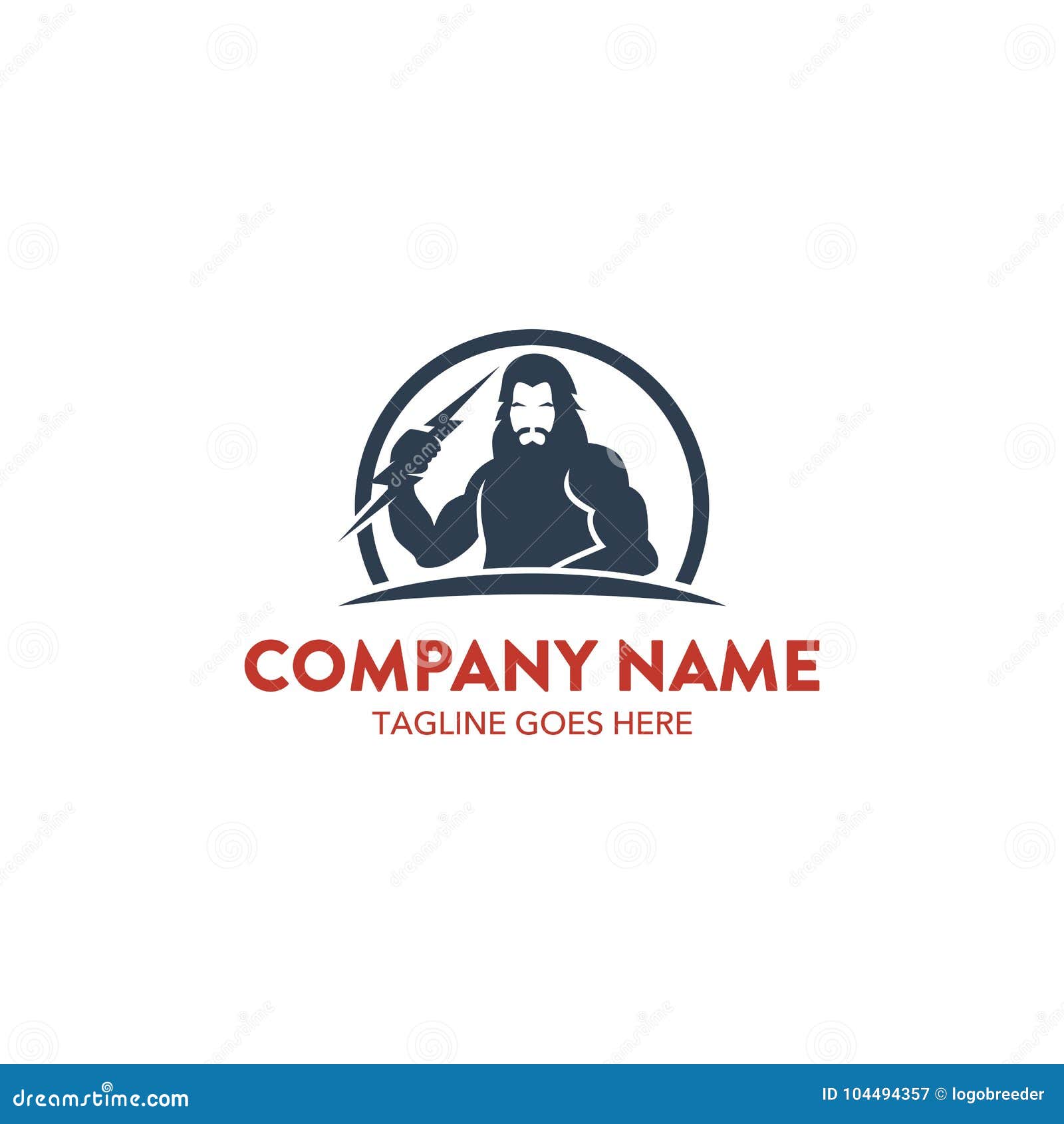 Unique Zeus Logo Template. Vector Stock Vector - Illustration of ...