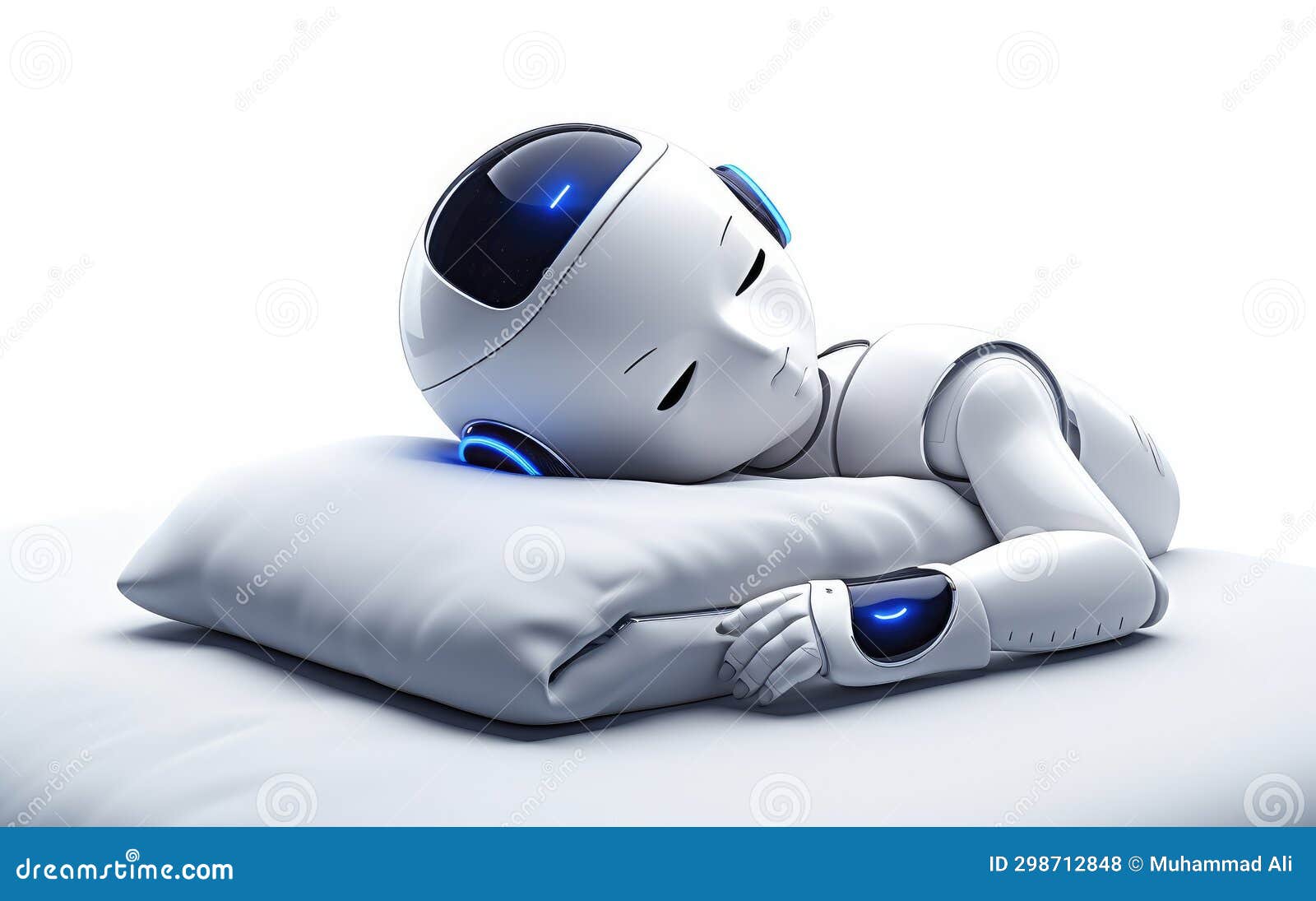Uniquely Engineered Sleepmate on White Background Stock Illustration ...