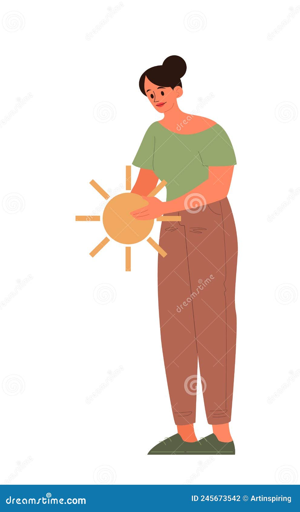 Uniqueness and Individuality Concept. Character Standing Out Stock ...