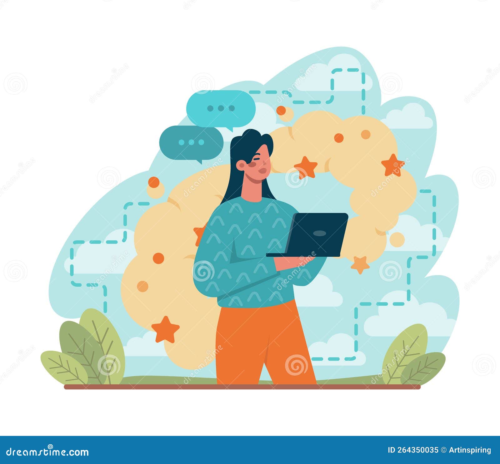 Uniqueness and Individuality Concept. Character Standing Out from the ...