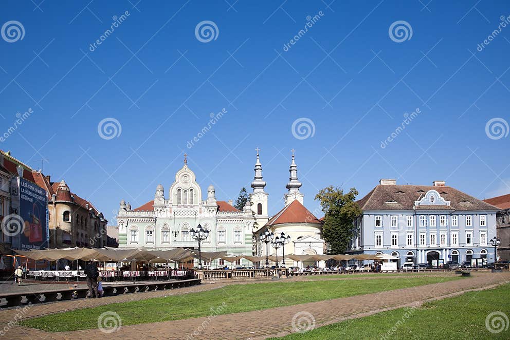 Unirii square editorial stock image. Image of color, downtown - 17401089